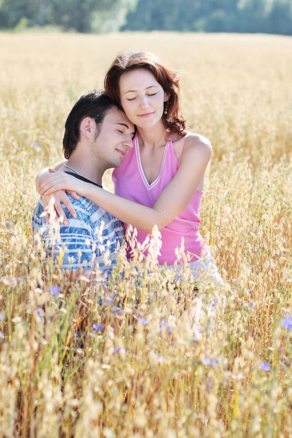 Couple Getting Close in Romance Stock Image - Image of girl, handsome ...