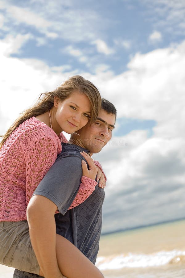 Couple outdoors stock image. Image of carrying, couple - 23026225