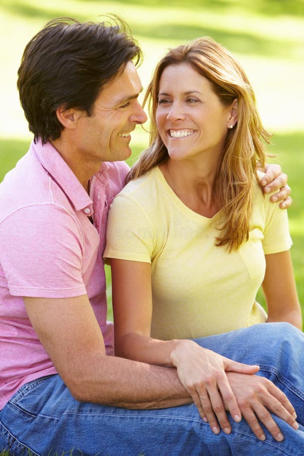 Couple outdoors stock photo. Image of leisure, happily - 54950908