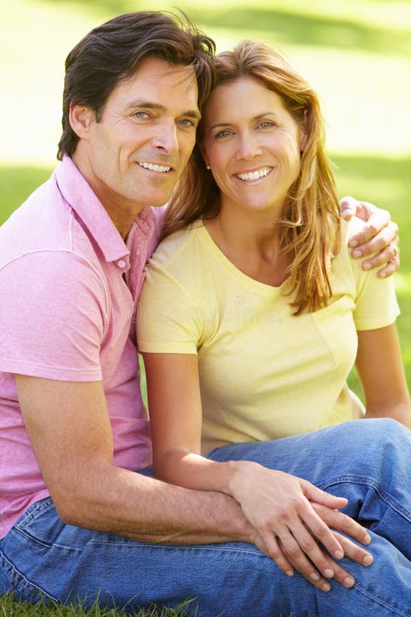 Couple outdoors stock photo. Image of happy, affectionate - 55892270
