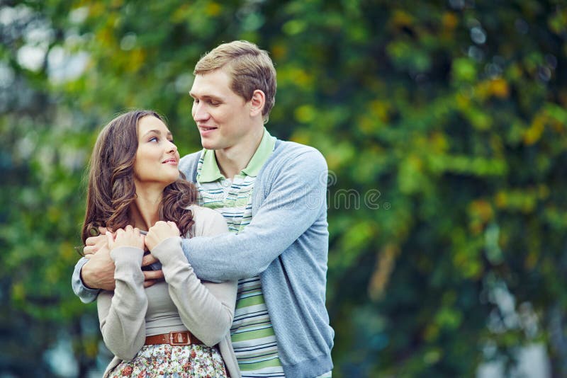 Couple outdoors stock image. Image of affectionate, lifestyle - 75276935