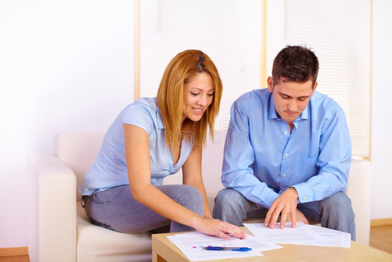 Couple paper document stock photo. Image of estate, document - 11706066