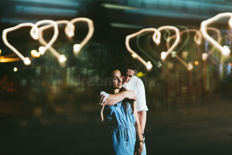 Couple in reflection stock photo. Image of lifestyle - 77033518