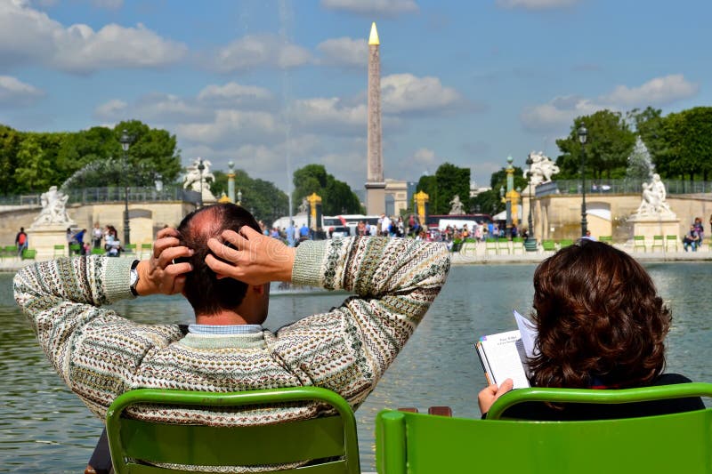 Couple relaxes editorial image. Image of scenic, attractions - 19607110