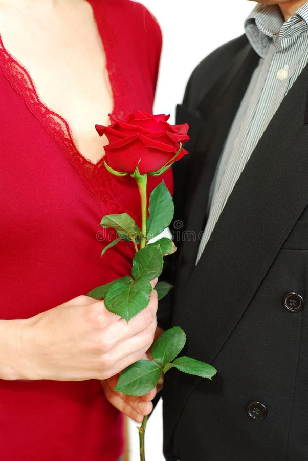 Couple rose stock image. Image of give, court, affectionate - 1683863