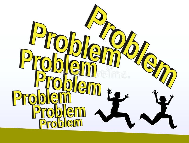 Unsolved Problems in Partnership Stock Illustration - Illustration of ...