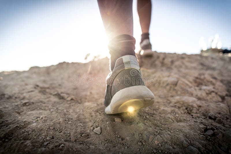 Couple Running in Los Angeles Stock Image - Image of black, ground ...