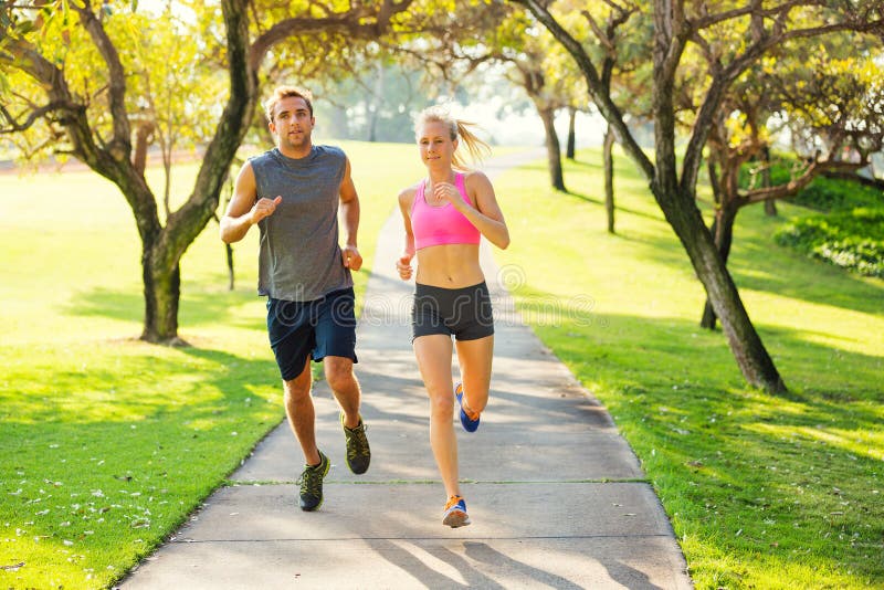 Sport couple running stock image. Image of health, athlete - 31540907