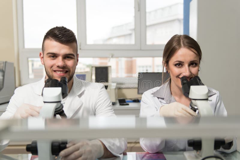Student Conducting Research in a Laboratory Stock Photo - Image of ...