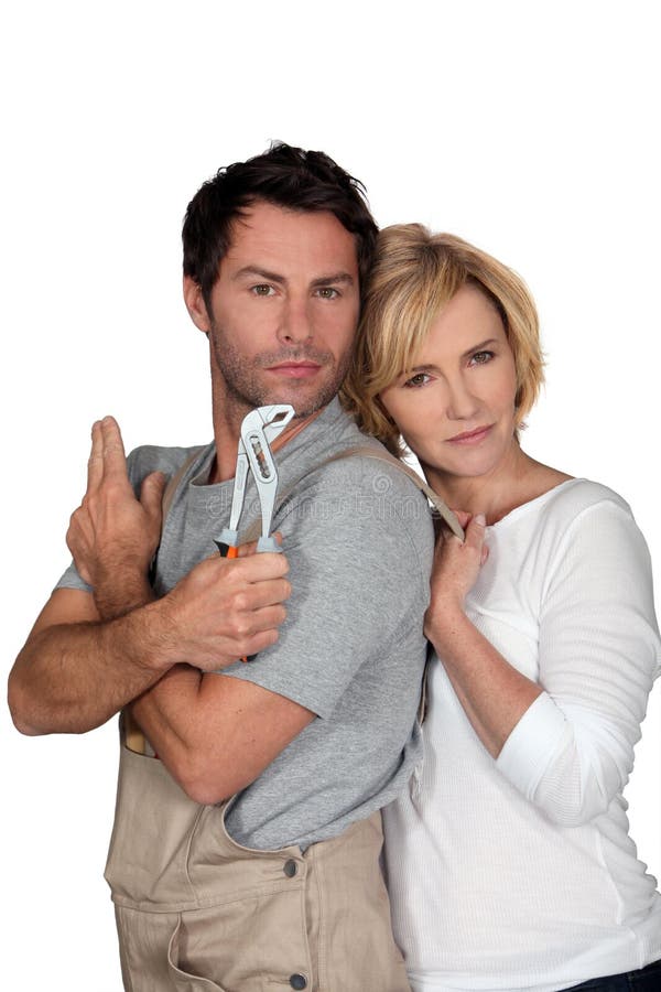 Couple of secret agents stock image. Image of agents - 23791337