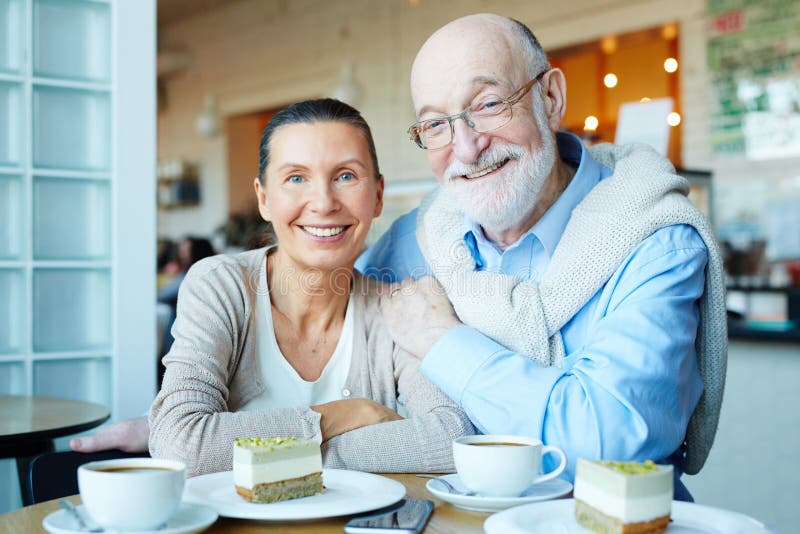 Couple of seniors stock image. Image of teatime, amorous - 94619187