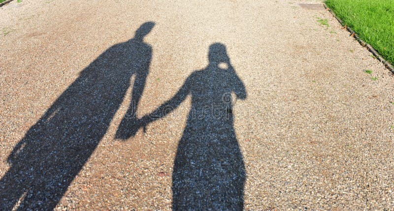 Couple shadow stock photo. Image of couple, woman, love - 45734458