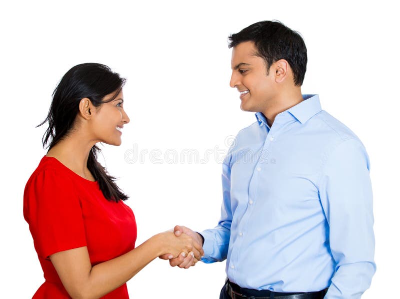 Couple shaking hands stock image. Image of asian, entrepreneur - 37954979