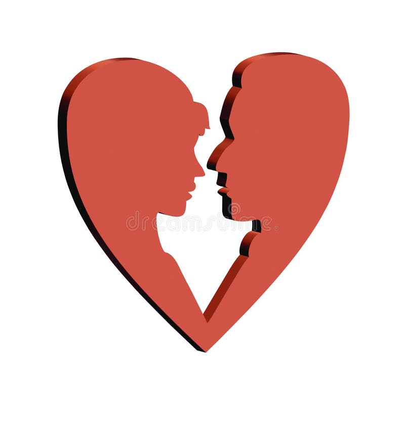 Couple sharing stock illustration. Illustration of lovers - 4029535