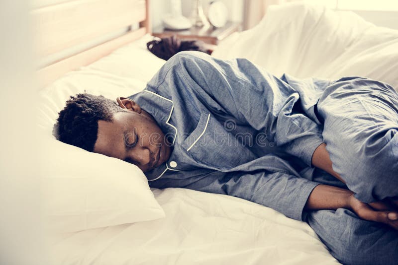 A Couple Sleeping Back-to-back Stock Photo - Image of boyfriend ...