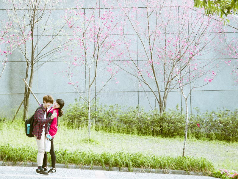 Couple Spring Love stock image. Image of child, family - 94945727