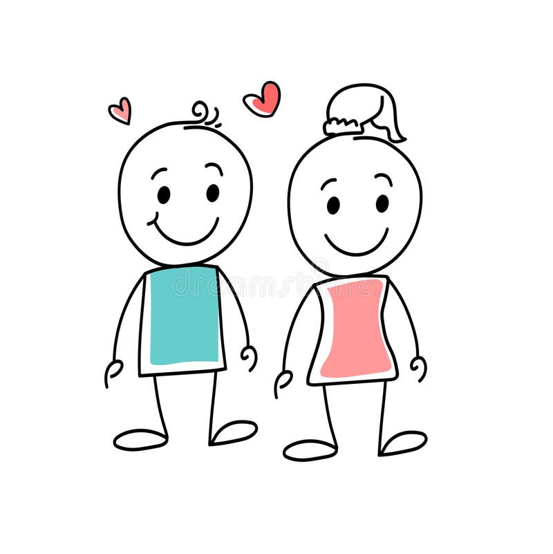 Stick Figure Holding Logic Banner Vector Illustration Stock ...