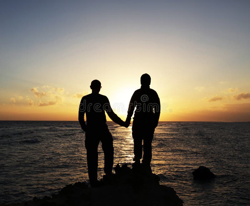 Couple on sunset stock image. Image of family, happiness - 2050467
