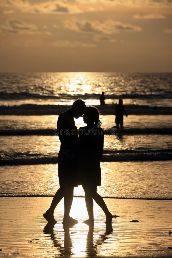 Couple on sunset stock photo. Image of companionship, beautiful - 3540560