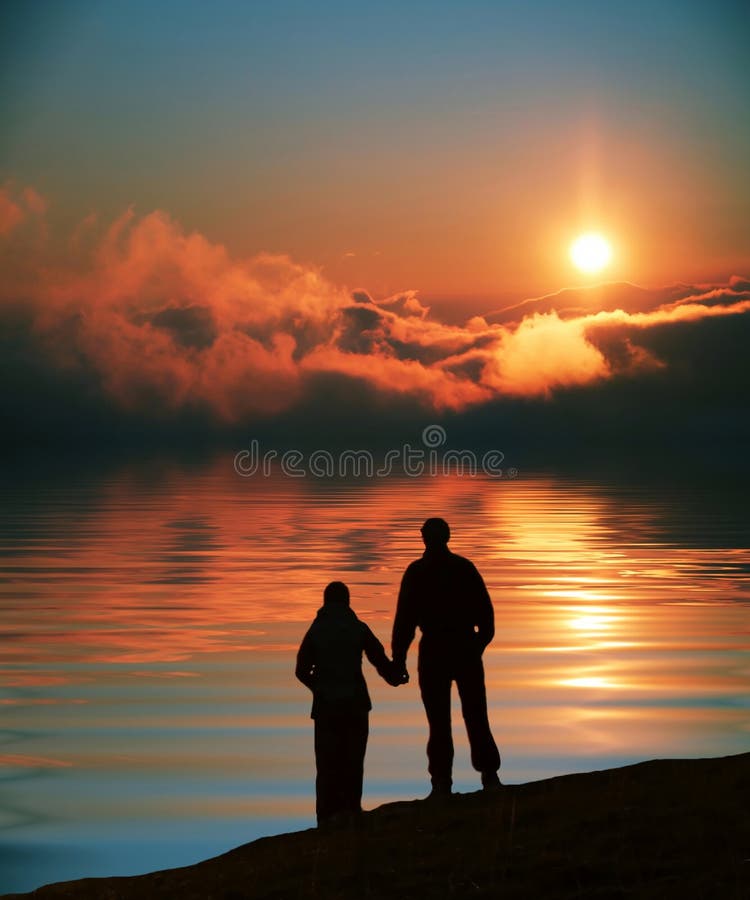 Couple at sunset - beach best posted by Phbyerly - Dreamstime Forum