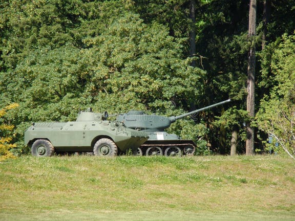 Couple of Tanks stock image. Image of vehicle, hill, armoured - 58723207