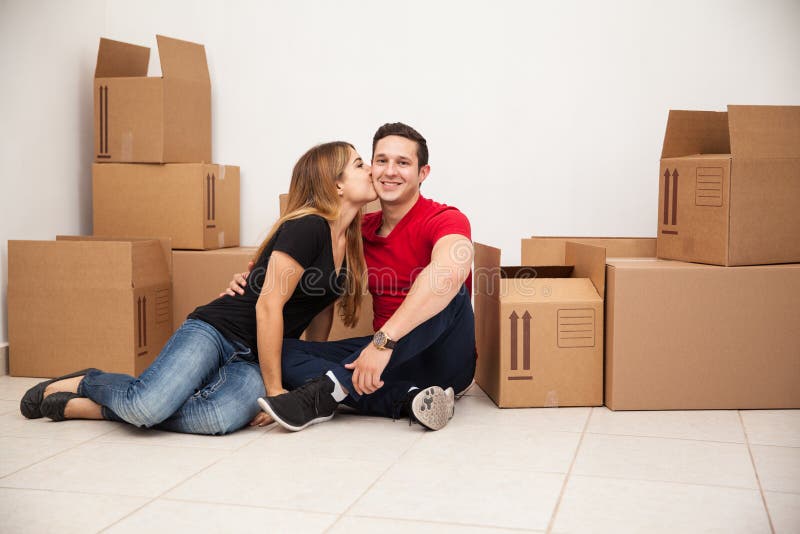Room full of boxes stock image. Image of packing, unpacking - 56548387