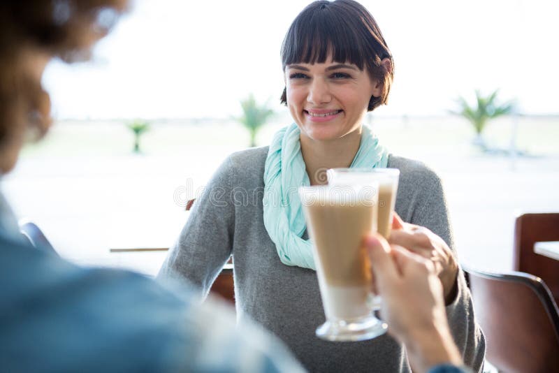 Couple Toasting Glass Cold Coffee Stock Photos - Free & Royalty-Free ...