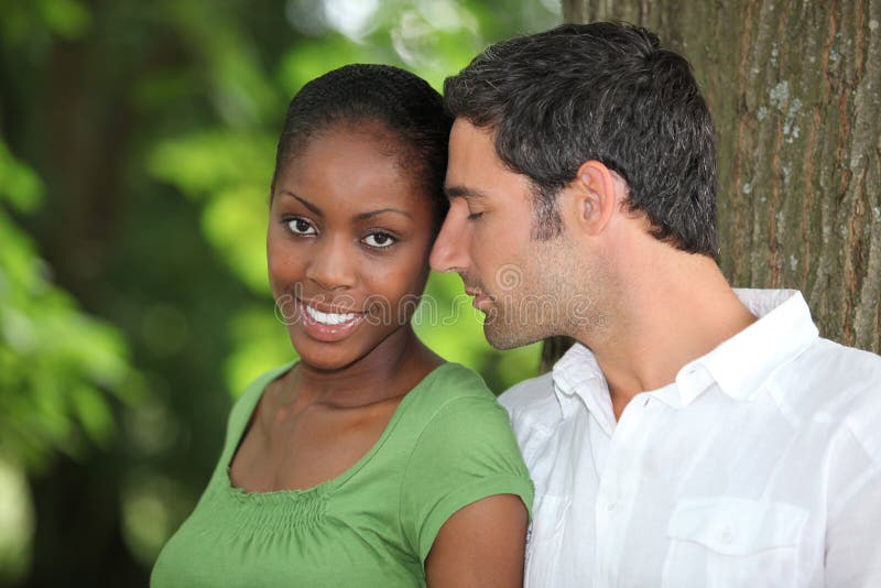 Couple by a tree stock photo. Image of couple, closeup - 35750866