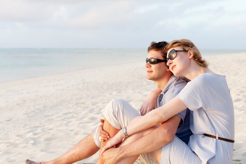 Couple at vacation stock photo. Image of handsome, ocean - 40591890