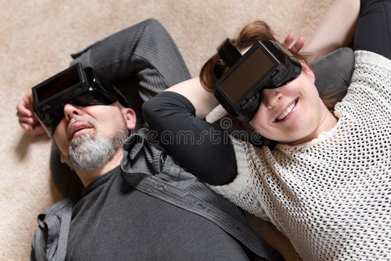 Woman Laying Vr Glasses Stock Photos - Free & Royalty-Free Stock Photos ...