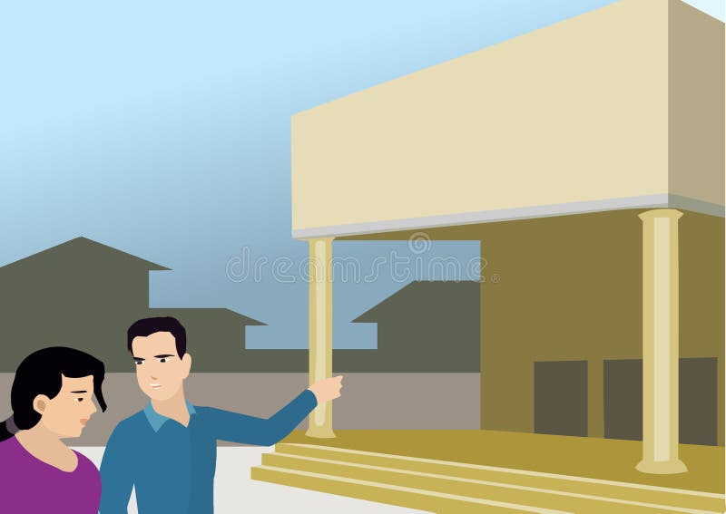 Walk Around Building Stock Illustrations – 131 Walk Around Building ...