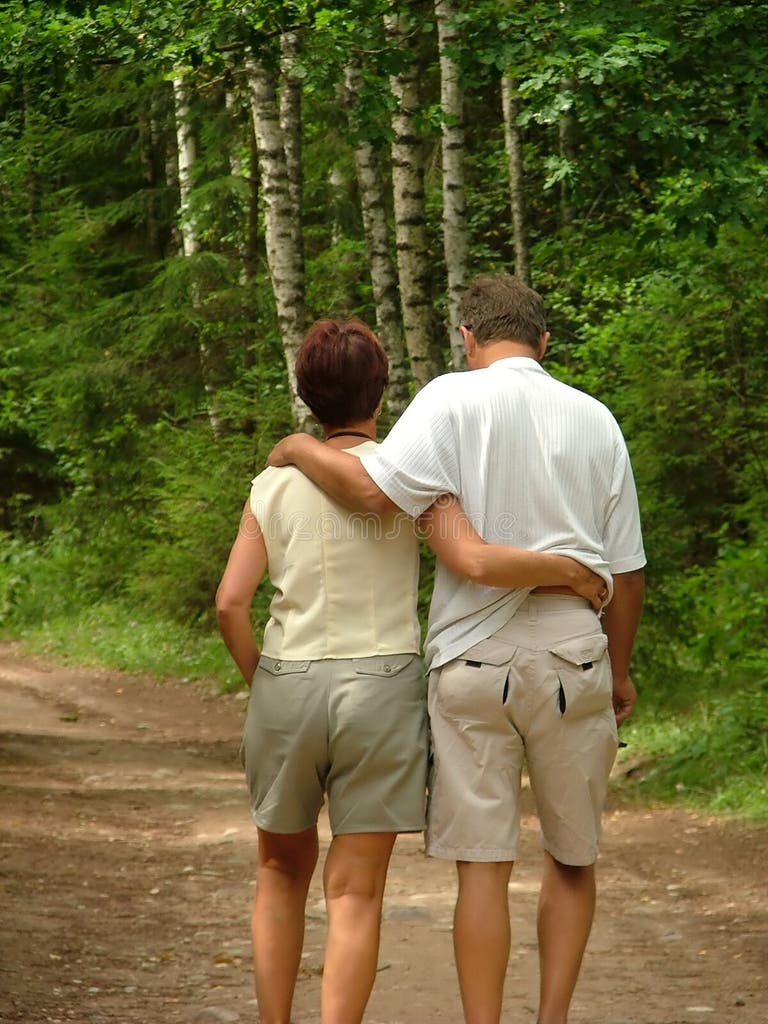 496 Married Couple Walking Road Together Stock Photos - Free & Royalty ...