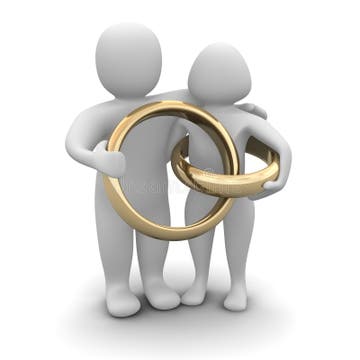 Two Wedding Rings Cartoon Stock Illustrations – 374 Two Wedding Rings ...
