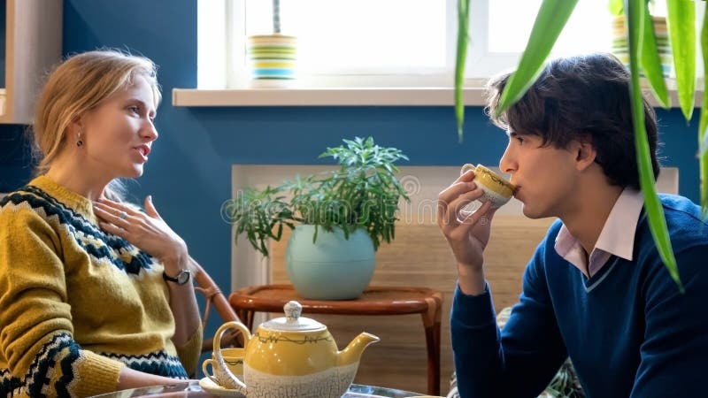 Women Drinking Tea Outdoors Stock Photo - Image of enjoyment, adults ...