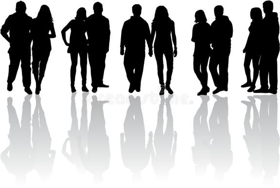 Couples Shadow Stock Illustrations – 514 Couples Shadow Stock ...