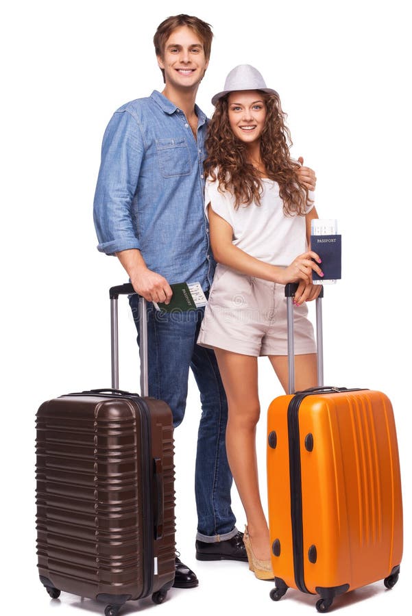 Homme D'affaires Avec La Valise Photo stock - Image du brun, beau: 44596378