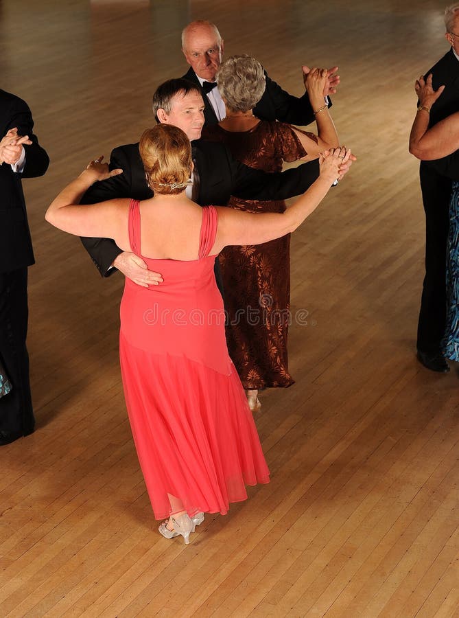 Couples ballroom dancing stock image. Image of adults - 26099361