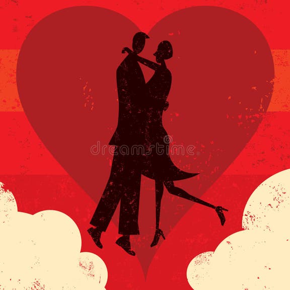Couples du nuage neuf illustration de vecteur. Illustration du ...
