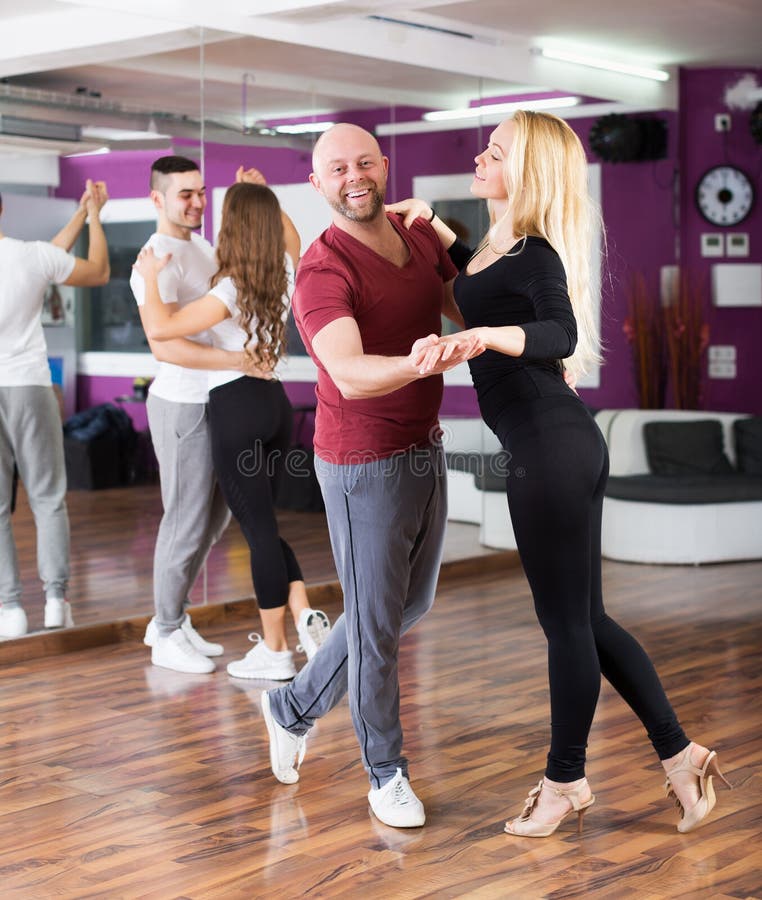 Couples Enjoying of Partner Dance Stock Photo - Image of maxixe ...