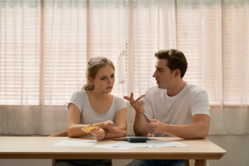 Couples with Financial Problems Being in a Stressful Mood and Finding a ...