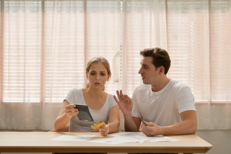 Couples with Financial Problems Being in a Stressful Mood and Finding a ...