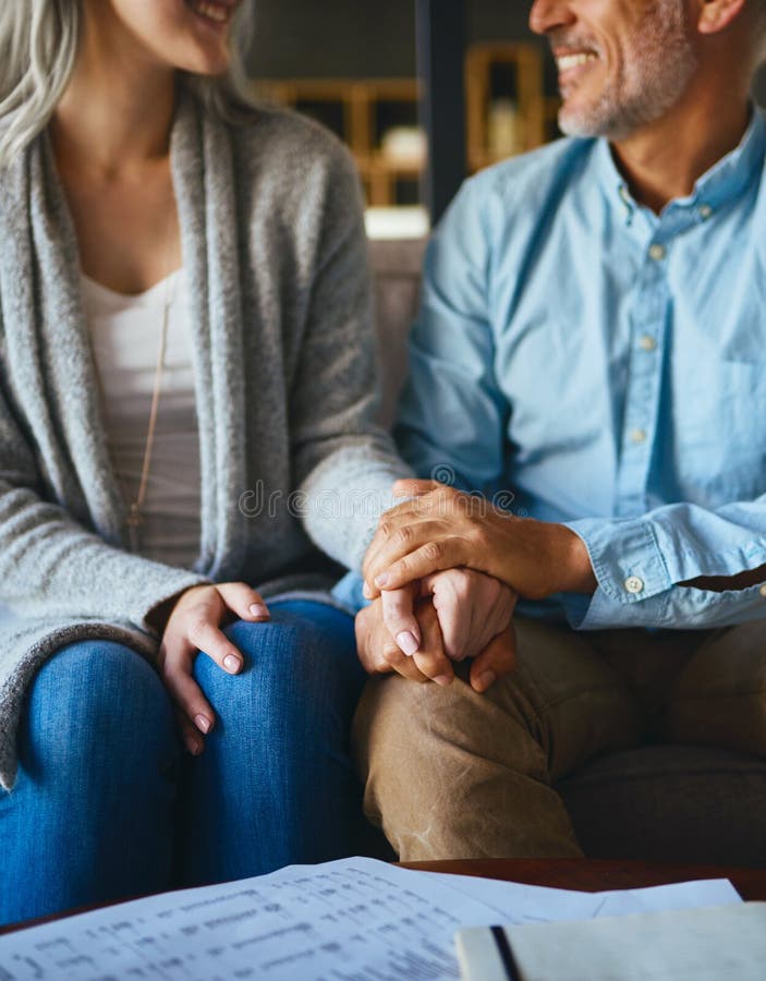 Couples Know How To Support Each Other. Cropped Shot of an Affectionate ...