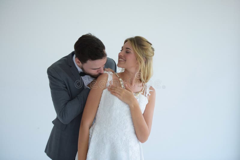 Couples Who are Getting Married are Happy Stock Photo - Image of happy ...