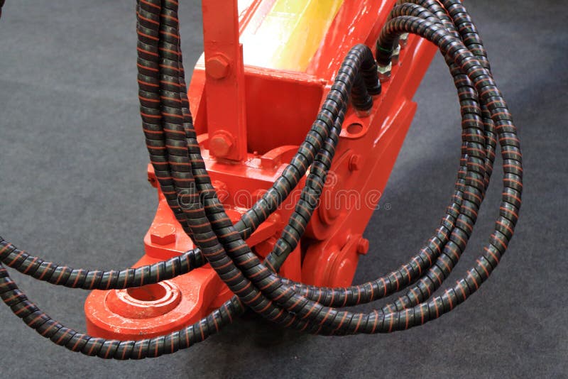 Coupling. the Attachment Control Unit Stock Image - Image of farm ...