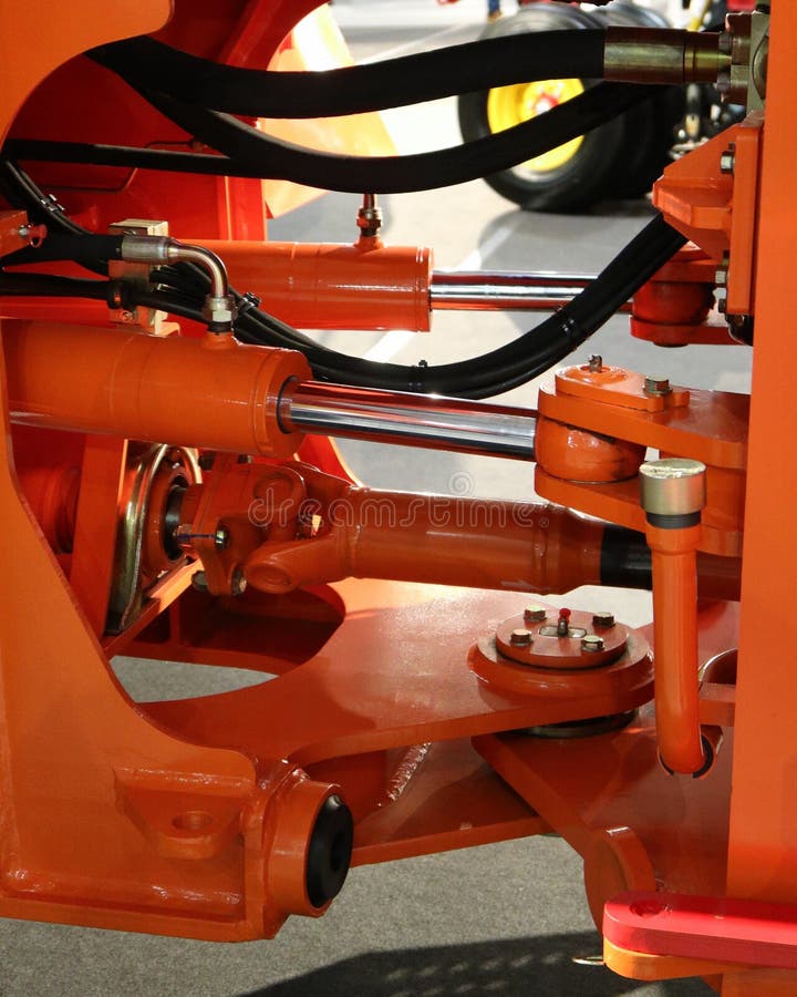 Coupling. Cardan Drive. Power Cylinders for Rear Axle Rotation Stock ...