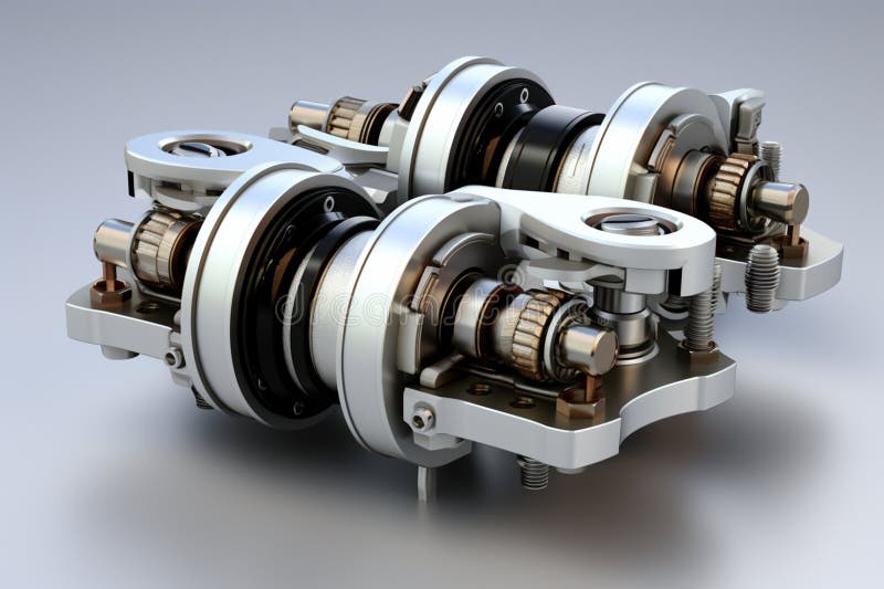 Coupling Hub on White Background Stock Illustration - Illustration of ...