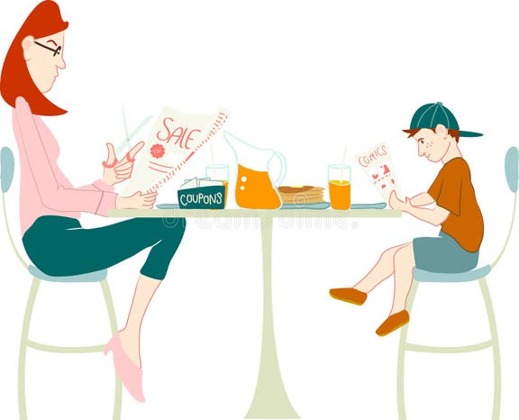 Coupon Clipper stock vector. Illustration of coupon, newspaper - 5837129