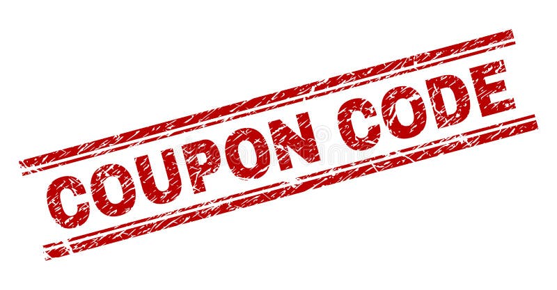 Scratched Textured COUPON CODE Stamp Seal Stock Vector - Illustration ...
