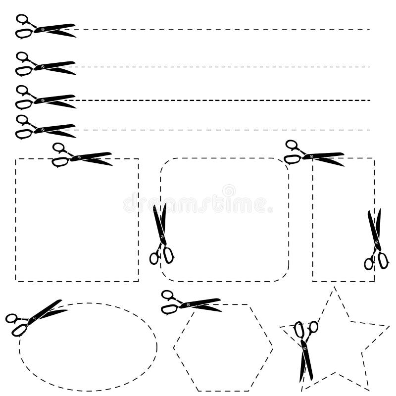 Coupon Cutting Banners Vectors Stock Illustration - Illustration of ...