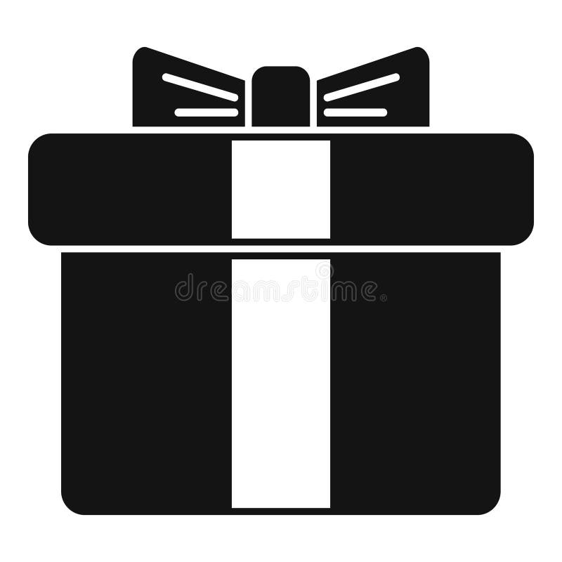 Coupon Gift Box Icon Simple Vector. Party Luxury Surprise Stock ...